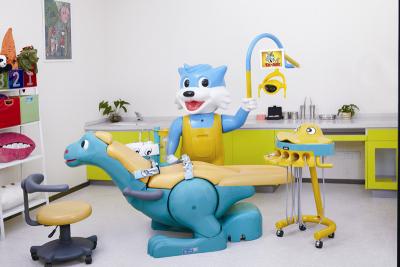 Cina 110v - scatola dentaria del lato del gatto blu dell'unità della sedia dei bambini dei dentisti 60hz in vendita