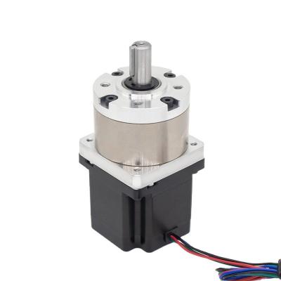 Cina 57 mm ibrido 2 fase Nema 23 trasmissione planetaria motore passo a passo con ingranaggi per tacker solare in vendita