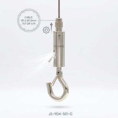 Zinc Alloy Adjustable Cable Gripper Hook Hanging Kit