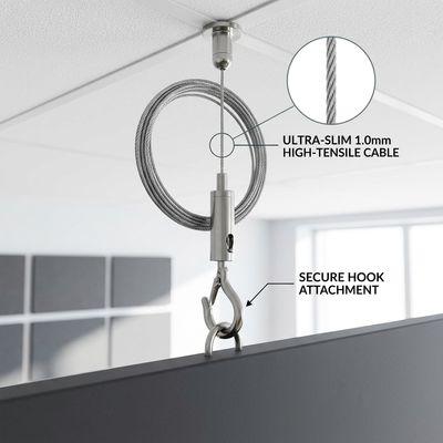 acoustic panel suspension scene