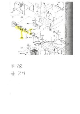 중국 후지 232B 미니랩 현상기 334G03204 부분과 322G03111 판매용