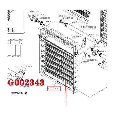 Κίνα Ράφι G002344 G002343 ανταλλακτικών Minilab Noritsu QSS 29/32/37 προς πώληση