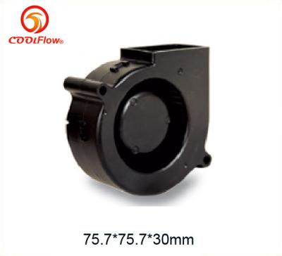 Cina 24 fan del ventilatore di CC di V 4600RPM 75.7*75.7*30mm/ventola di raffreddamento di plastica con le approvazioni del CE ROHS in vendita