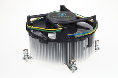 Китай LGA2011 охладитель C.P.U. штранг-прессования 12V дует Heatsink в 100mm x 63.5mm продается