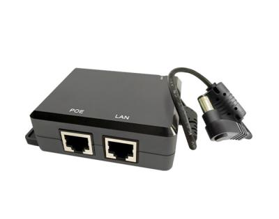 China Separating Power And Data 15.4w 802.3 Af Poe Injector Outputs 12vdc 1.5a à venda