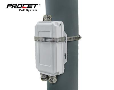 Cina Porto bianco dell'iniettore Ip67 di 100v Midspan Af 802,3 Poe singolo in vendita