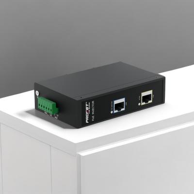 Cina l'iniettore di 12v PoE per l'iniettore solare di potere dell'applicazione sostiene i tassi di dati 1000Mbps in vendita