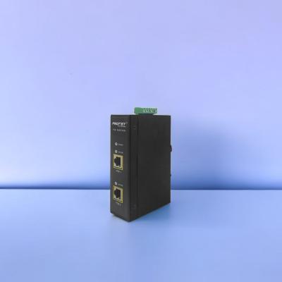 Cina IP40 din rail PoE per applicazioni solari con iniettore PoE di potenza di uscita 1.1A in vendita