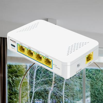 Cina Small Size White Gigabit PoE Extender EN-PEX04GBC 116.4mm X 71.3mm X 30.5mm in vendita