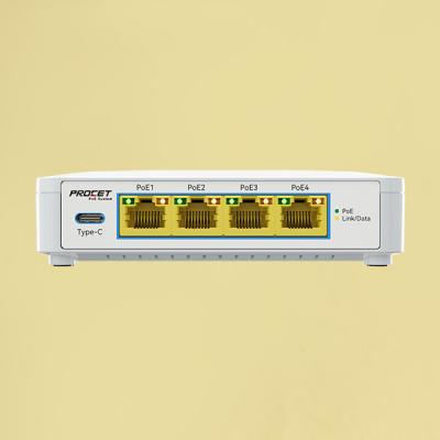 Cina Energy-Efficient Gigabit PoE Extender CE Approved 30W max *4 Ports in vendita