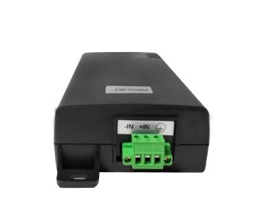 China Fire Retardant Plastic Case 802.3BT PoE Injector Wall Mounted Power Over Ethernet for sale