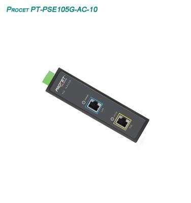 Cina Iniettore 44-57Vdc dell'alloggio 10G PoE di impatto dell'OEM IP40 del ODM alto in vendita