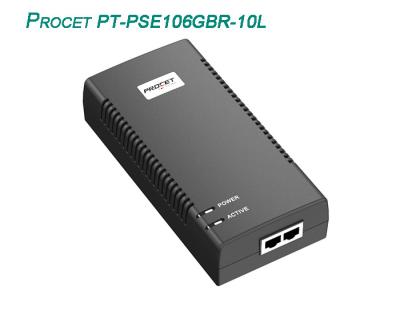 Cina Sovraccarichi l'iniettore 90W della protezione 100-240Vac 10G PoE in vendita