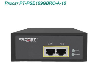 China 55Vdc 1750mA 95W RJ45 Ethernet PoE Injector For PoE Powered Devices for sale