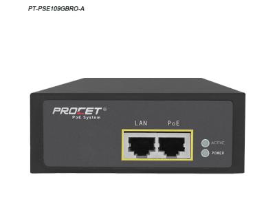 China Solo gigabit portuario de Midspan inyector 95W del PoE de 4 pares con la protección contra sobrecargas 6Kv en venta