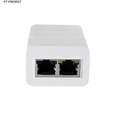 中国 3つのPinのPoeのアダプター30wを2組の出力52vdc 0.58a電源コード 販売のため