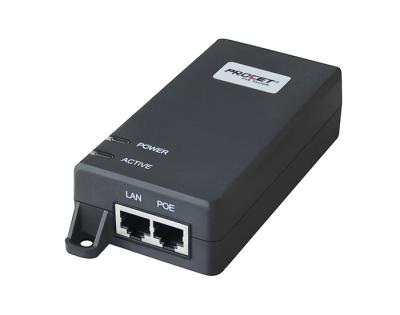 中国 単一の左舷PoEの注入器30ワットの802.3AT 0.55amp 販売のため