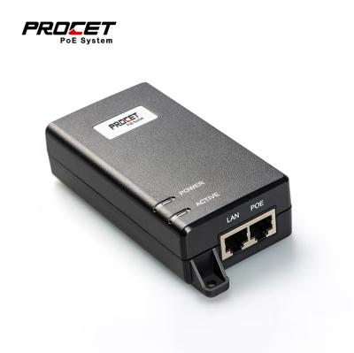 Cina convertitore del porto di protezione dell'impulso dell'iniettore di 30w IEEE 802.3at Poe singolo in vendita
