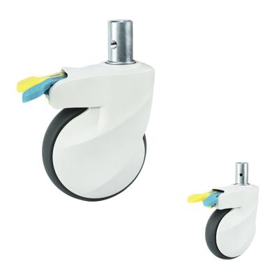 Κίνα 198lbs φόρτωση των ιατρικών τροχίσκων 125mm με την κλειδαριά αβ προς πώληση