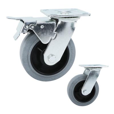 Κίνα 8inch 704lbs που φορτώνει τους βαρέων καθηκόντων αγώγιμους τροχίσκους για τα καροτσάκια προς πώληση