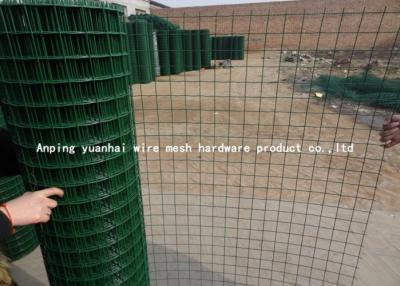 China Pvc Met een laag bedekt Veiligheidsmetaal die Groene Kleur voor Sportterrein en Landbouw schermen Te koop