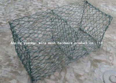 China Malla de alambre modificada para requisitos particulares de Gabion del tamaño, cerca de alambre verde de pollo ISO 9001 aprobada en venta