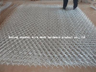 China La plata/el verde galvanizó la malla de alambre de Gabion para el mantenimiento fácil de las aves de corral en venta