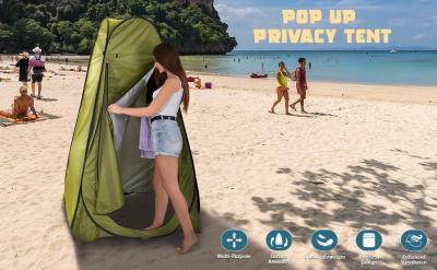 Cina Tenda portatile del condimento di Toliet della doccia della tenda di segretezza di pop-up in vendita