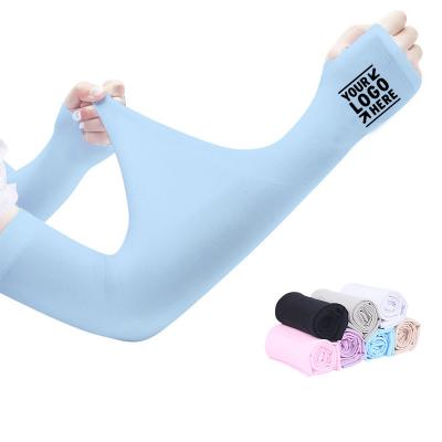 Cina Le maniche di raffreddamento unisex del braccio ghiacciano le maniche di seta del braccio in vendita