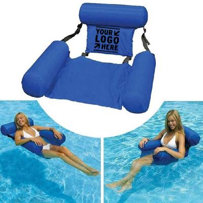 Cina Amaca di galleggiamento di Logo Print di marca dello stagno su ordinazione di Aqua Comfortable Water Lounge Chair in vendita