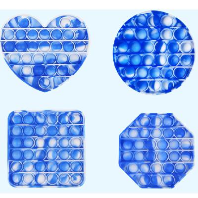Cina Giocattolo sensoriale del mitigatore di sforzo del silicone del giocattolo di irrequietezza di schiocco di spinta in vendita