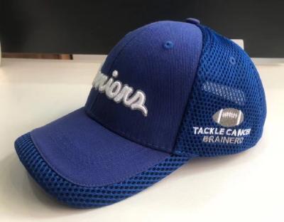 Cina Logo Print Baseball Hats Cotton su ordinazione che impiomba i cappucci di Mesh Panels Summer Outdoor Baseball in vendita