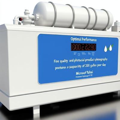China Optimales Wasseraufbereitungssystem mit 20×2 Display und 200 Gallonen Kapazität pro Tag zu verkaufen