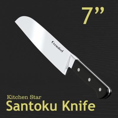 Κίνα Μαχαίρι 7 Cerasteel λαβών ABS» μαχαίρι Santoku για την κουζίνα προς πώληση
