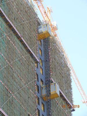 Κίνα επιβάτης χάλυβα SC200/200 2000kg Q345 και υλικός ανελκυστήρας προς πώληση