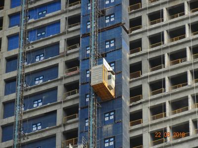 China Passagier-materielle Zahnstangentrieb-Hebemaschine PLC-Steuer450m zu verkaufen