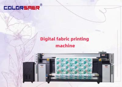 China COLOR SAER Large Format Roll to Roll Polyester & Cotton Textile Printing System Fabric Plotter for sale