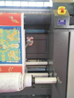 Cina Stampante continua di sublimazione del rifornimento dell'inchiostro con tre 4720 risoluzione massima delle teste di stampa 1800DPI in vendita