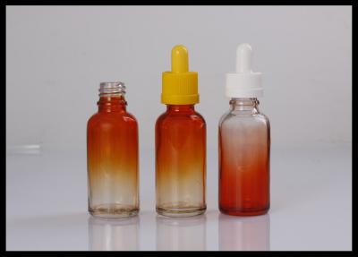 Cina Bottiglia di vetro del contagoccia di pendenza dell'olio liquido arancio della bottiglia di vetro 30ml E in vendita
