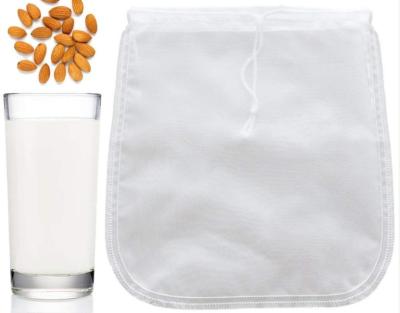 Cina Commestibile da 200 micron Mesh Nut Milk Bag Nylon Mesh Filter Bag For Milk in vendita