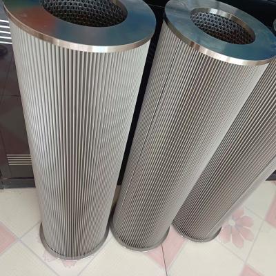 China Industrial Air Filtration Sintered Ss Pleated Filter Cartridge Element Oil Water Separation for sale