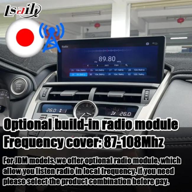 8+128GB Toyota Crown Android Carplay interface 14th gen AWS214 GWS215 S210 powered by Qualcomm 7