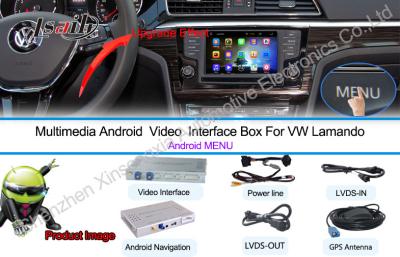 China sistema de navegación de las multimedias del interfaz del coche de 9-12V Android para el golf 7 de NMC Lamando en venta