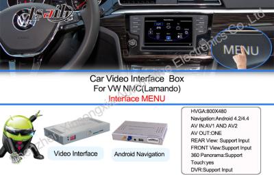 China sistema de navegación de las multimedias del interfaz del coche de 9-12V Android para el golf 7 de NMC Lamando en venta