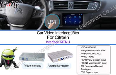 China 1.2GHZ HD em sistemas de navegação do carro do traço para o apoio TMC de Citroen à venda
