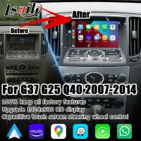 플러그 앤드 플레이 인피니티 G37 G25 Q40 무선 전신 카플레이 안드로이드 오토 모듈 비디오 인터페이스 박스