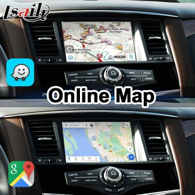 중국 무선 카플레이와 닛산 순찰대 Y62 함대 2017-2020을 위한 라이세일트 안드로이드 멀티미디어 비디오 인터페이스 판매용