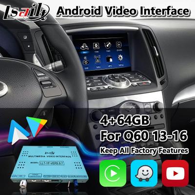 China Interfaz de Carplay de la caja de la navegación de las multimedias de Lsailt Android para Infiniti Q60 2013-2016 en venta