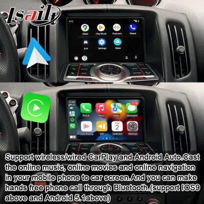 China Caja de interfaz Lsailt Carplay para Nissan 370Z 2010-2020 Soporte automático Android Comando de voz, control de dirección en venta