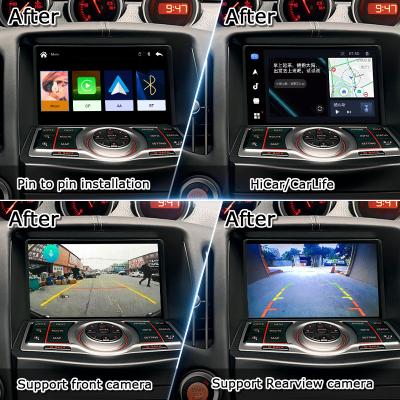 China Caja de interfaz Lsailt Carplay para Nissan 370Z 2010-2020 Soporte automático Android Comando de voz, control de dirección en venta